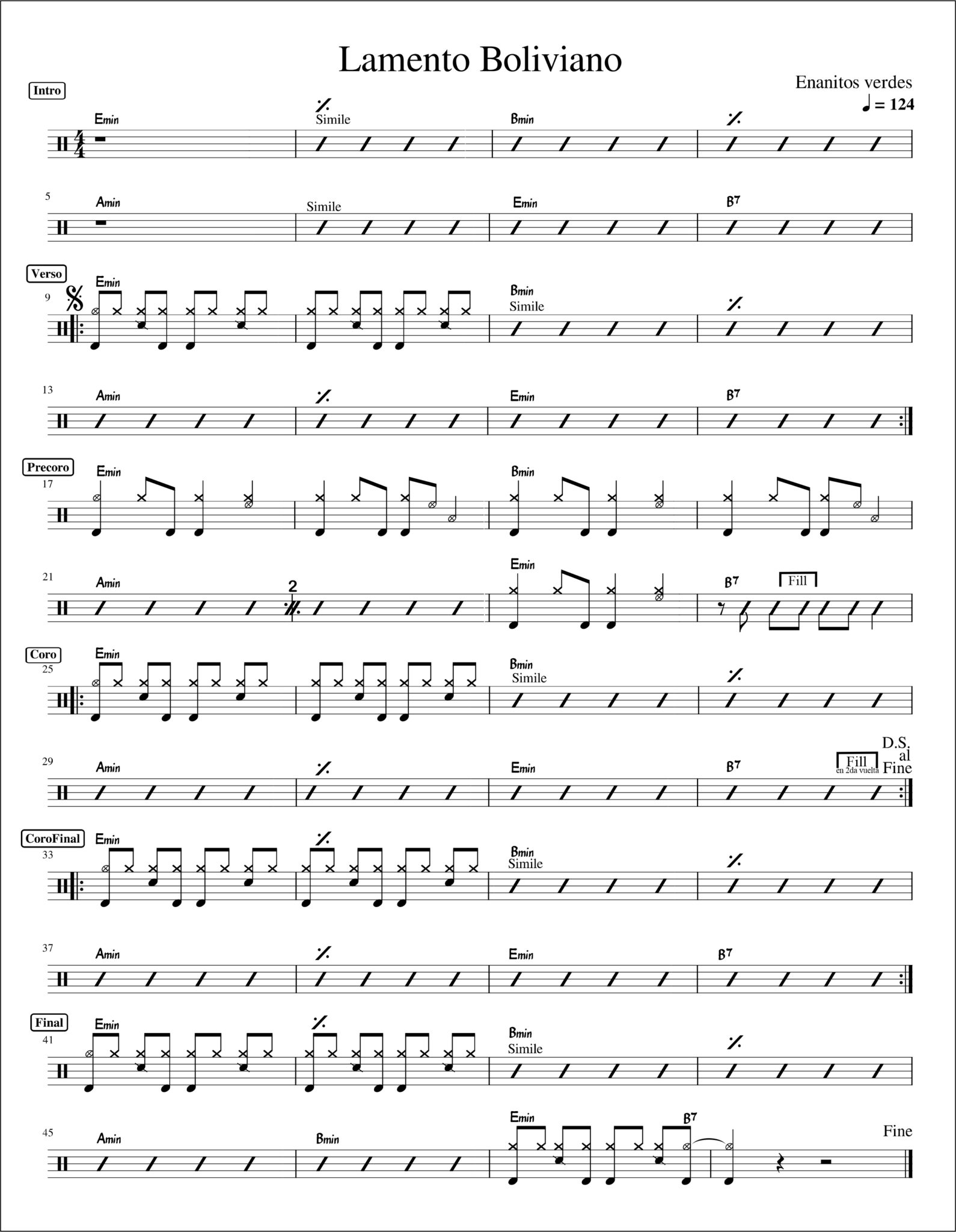 Lamento Boliviano – Enanitos Verdes – AMP en Línea